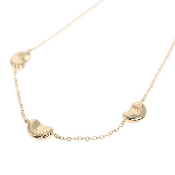 Tiffany & Co. | Bags | Tiffany Yellow Gold Triple Bean Necklace | Poshmark